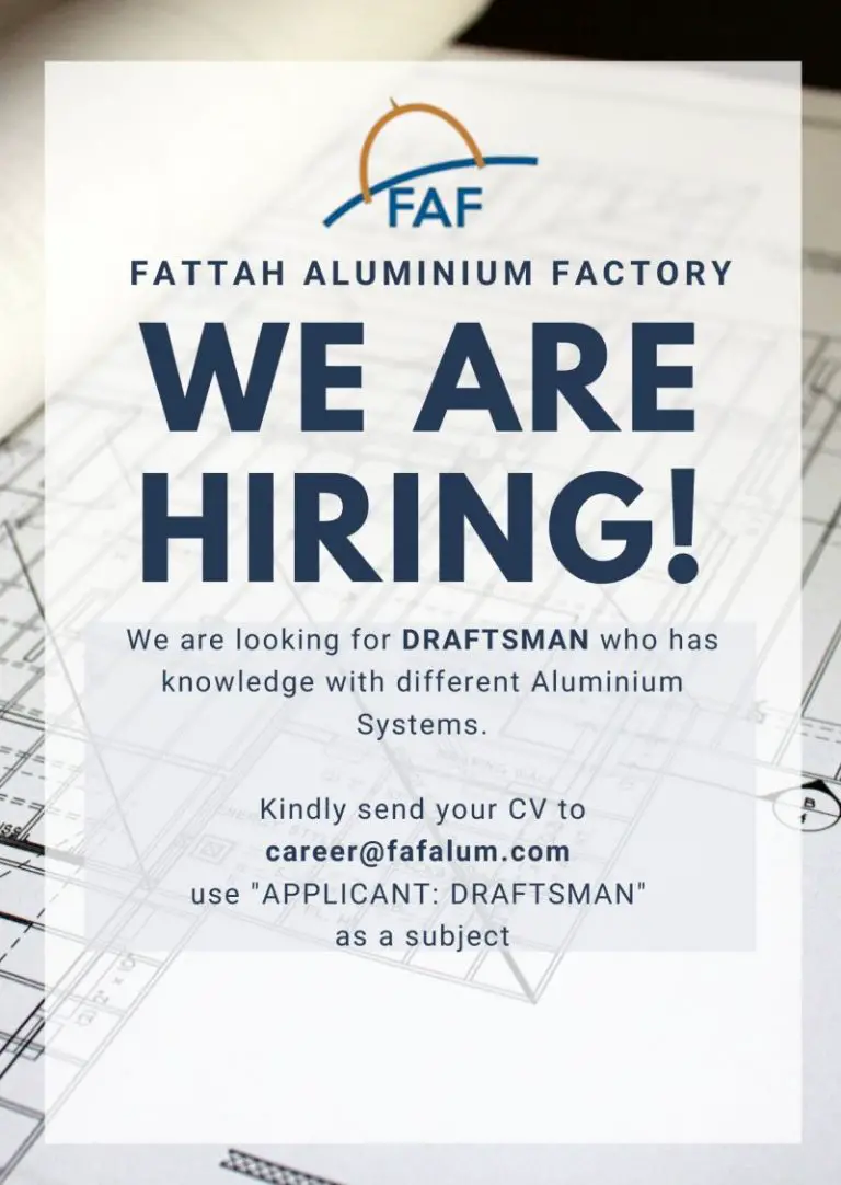 Draftsman Dubai UAE | Gulf Career Hunt