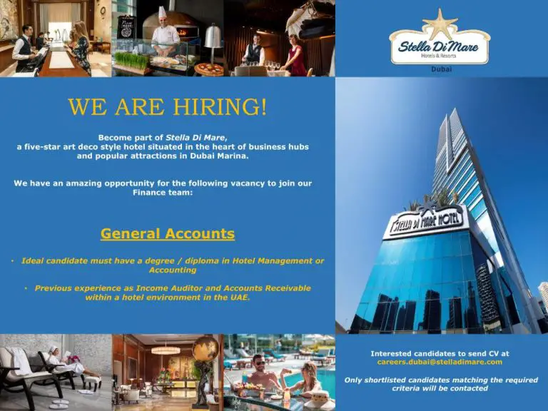 General Accountant Dubai UAE - Gulf Career Hunt