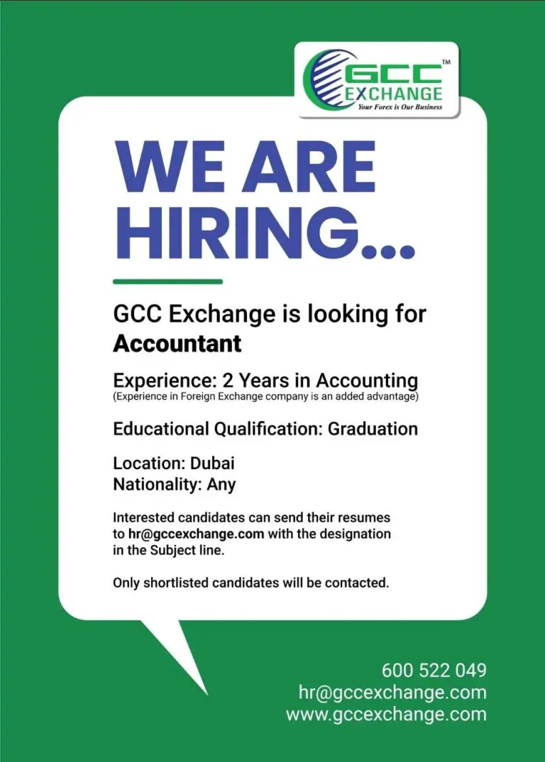 Accountant Dubai UAE | Gulf Career Hunt