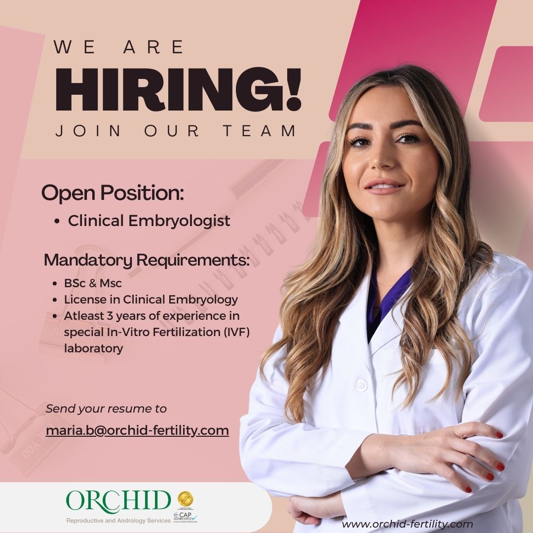 Clinical Embryologist Dubai UAE - Gulf Career Hunt
