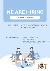 Field Sales Executive and VAN Salesman Dubai UAE | Gulf Career Hunt