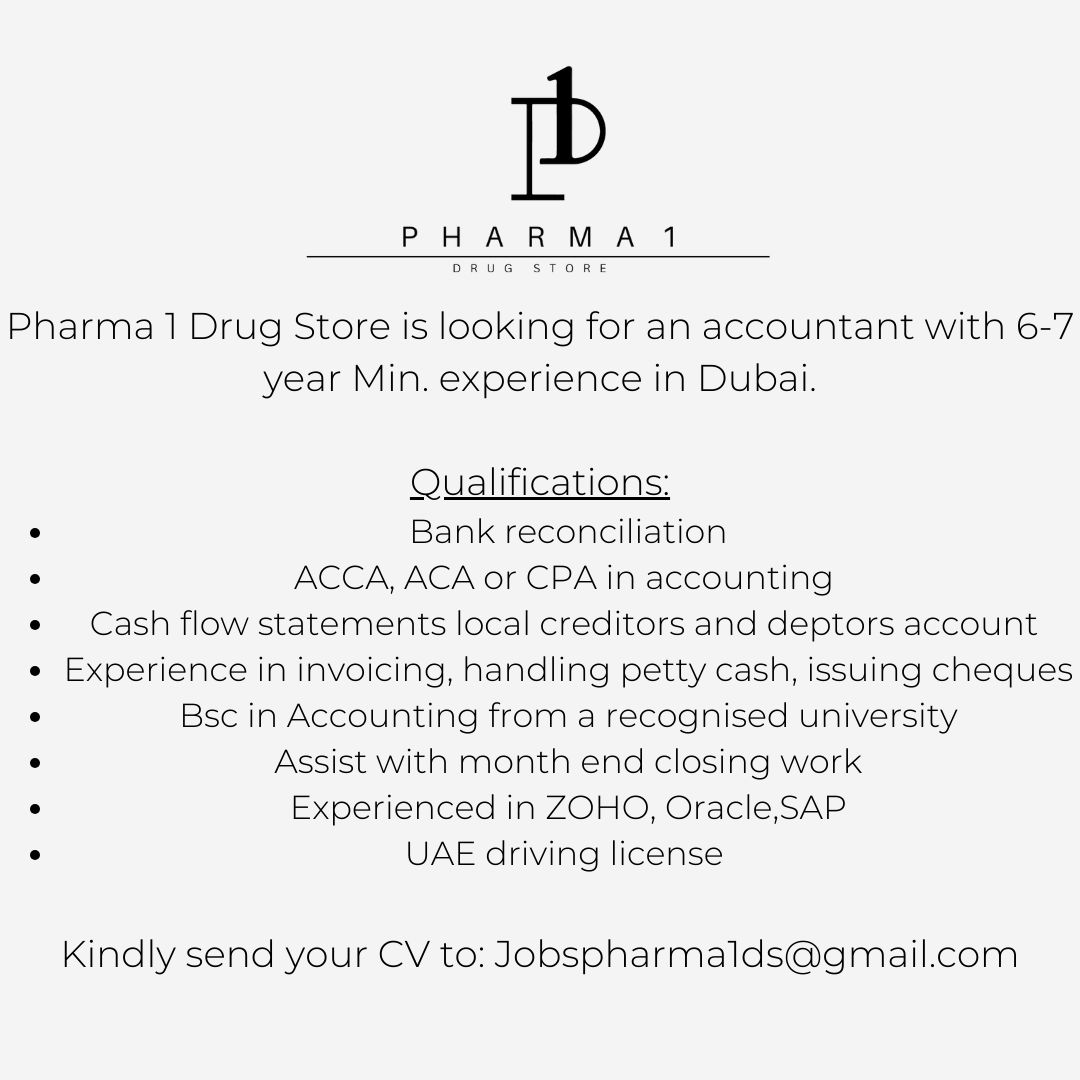 Accountant Dubai UAE - Gulf Career Hunt