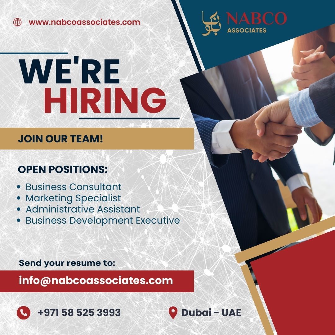 Sales and Admin Jobs 4x Dubai UAE | Gulf Career Hunt