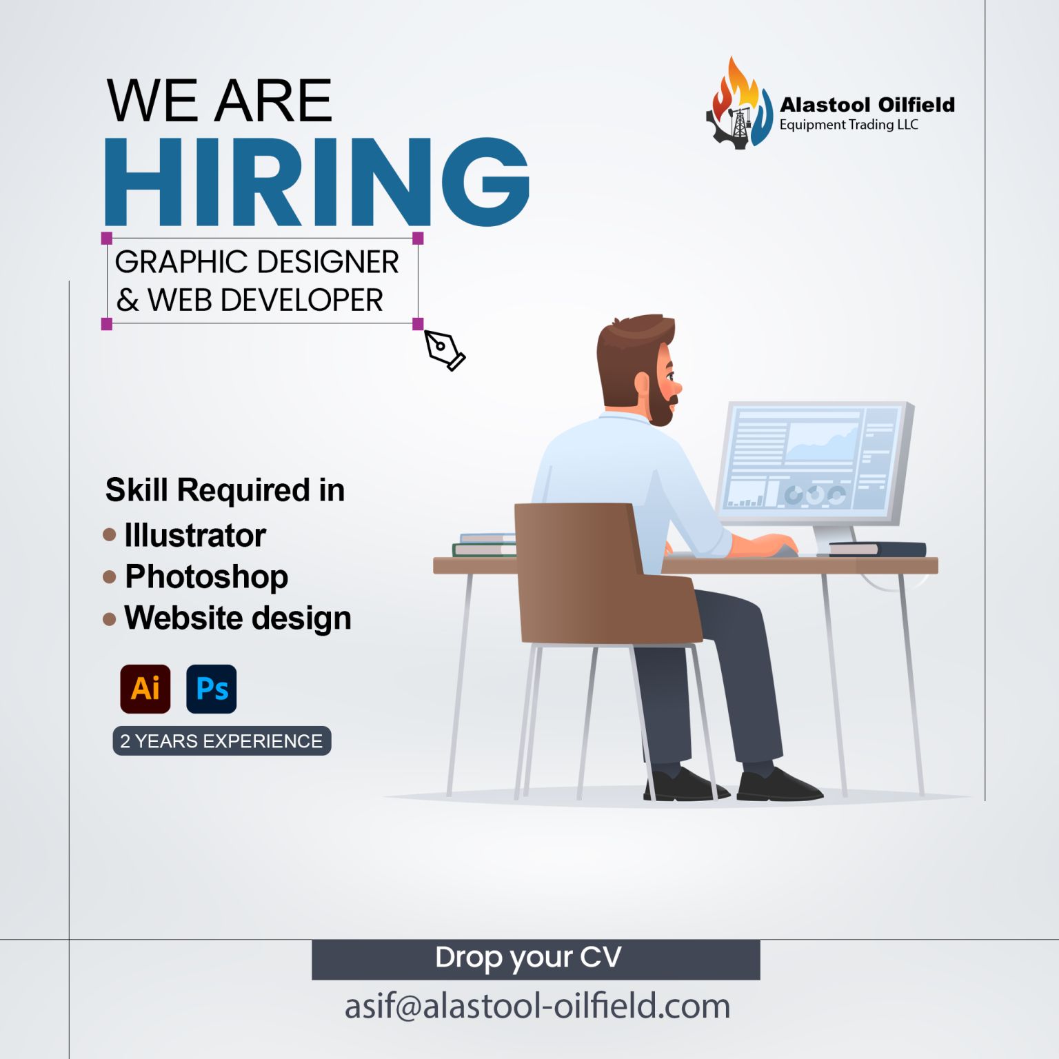 Graphic Designer and Web Developer Dubai UAE | Gulf Career Hunt