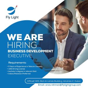 [Hiring] Business Development Executive Dubai UAE | Gulf Career Hunt